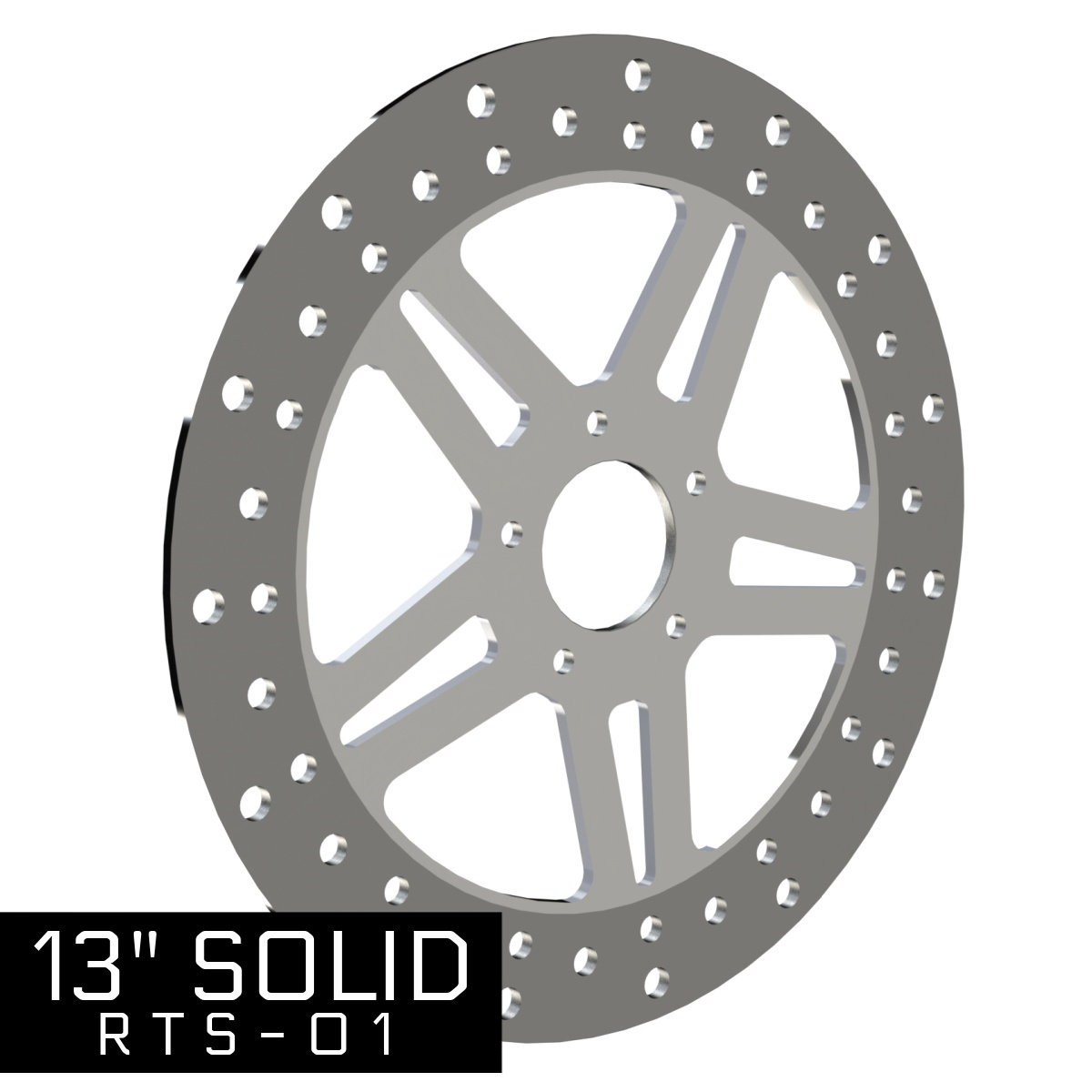 13" RTS-01 POLISHED ROTOR - SMT Wheels