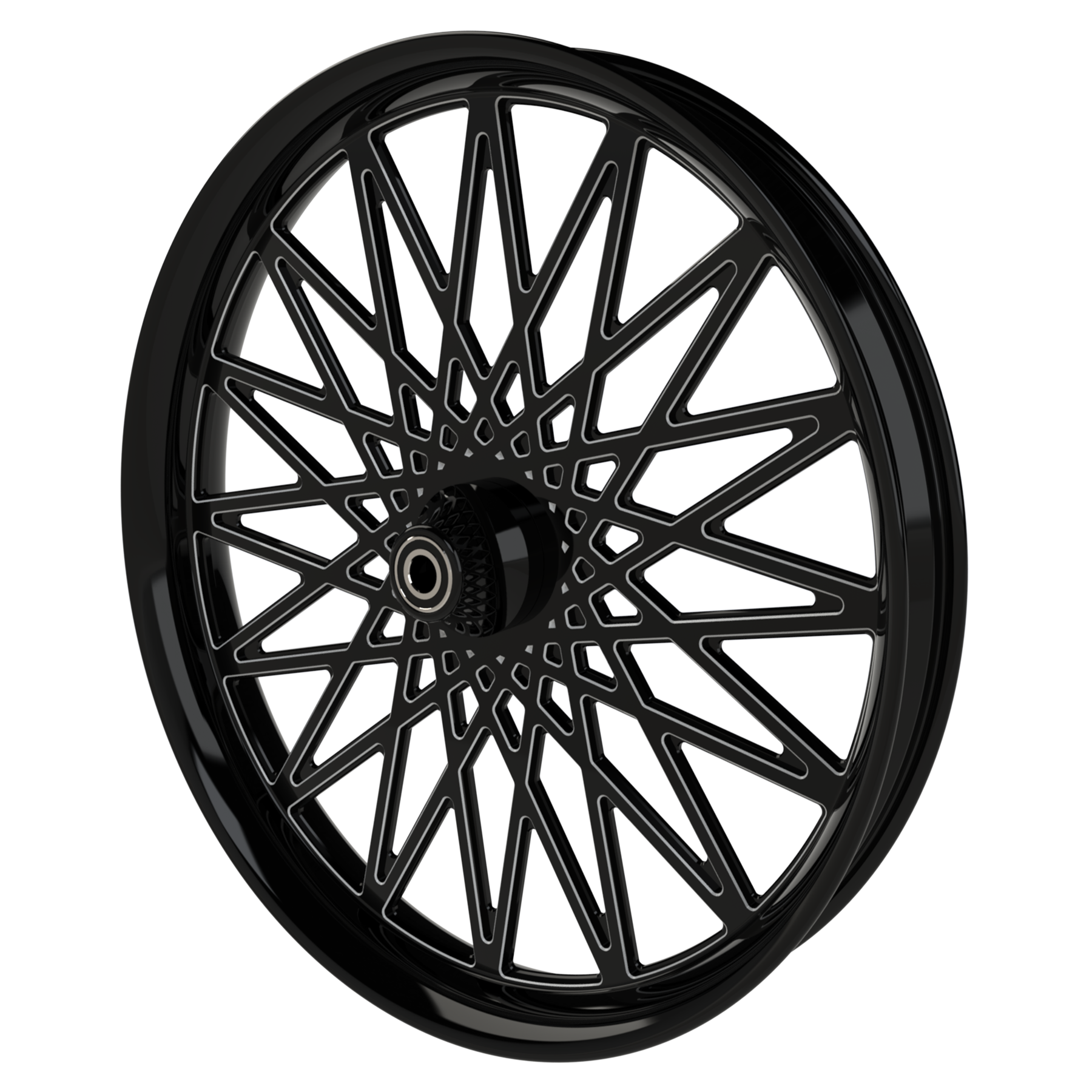 Gasser Harley Pan America Black Double Cut Wheels - SMT Wheels