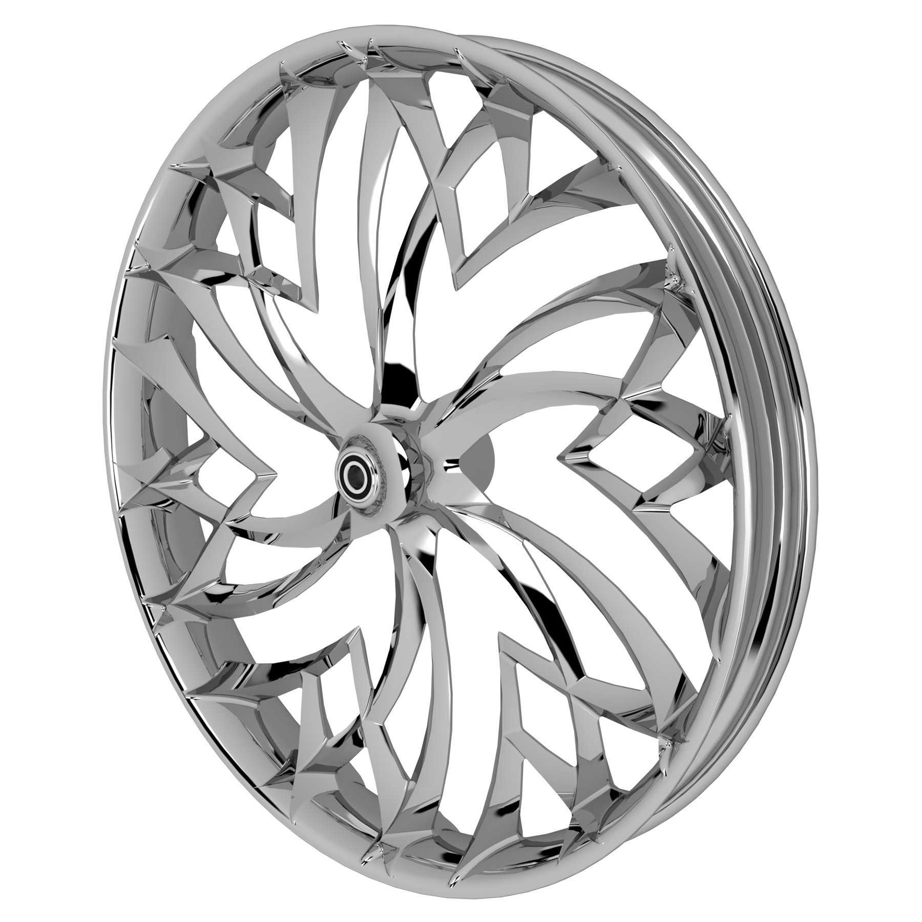 Crusade 3D Harley Chrome Wheels - SMT Wheels