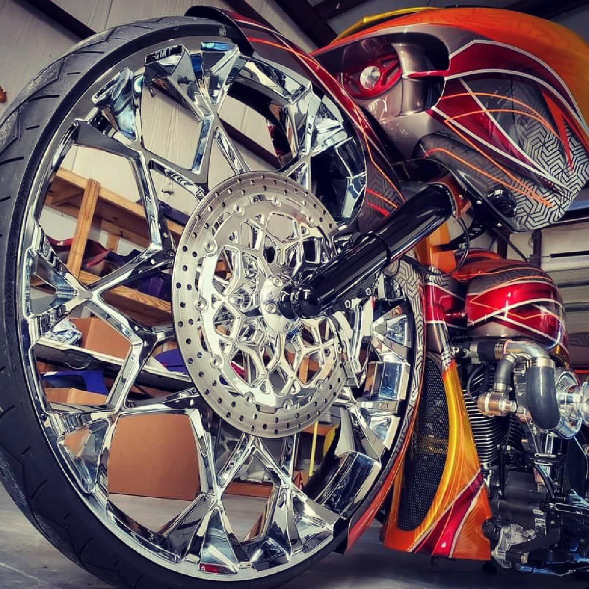 Torque 3D Harley Chrome Wheels - SMT Wheels
