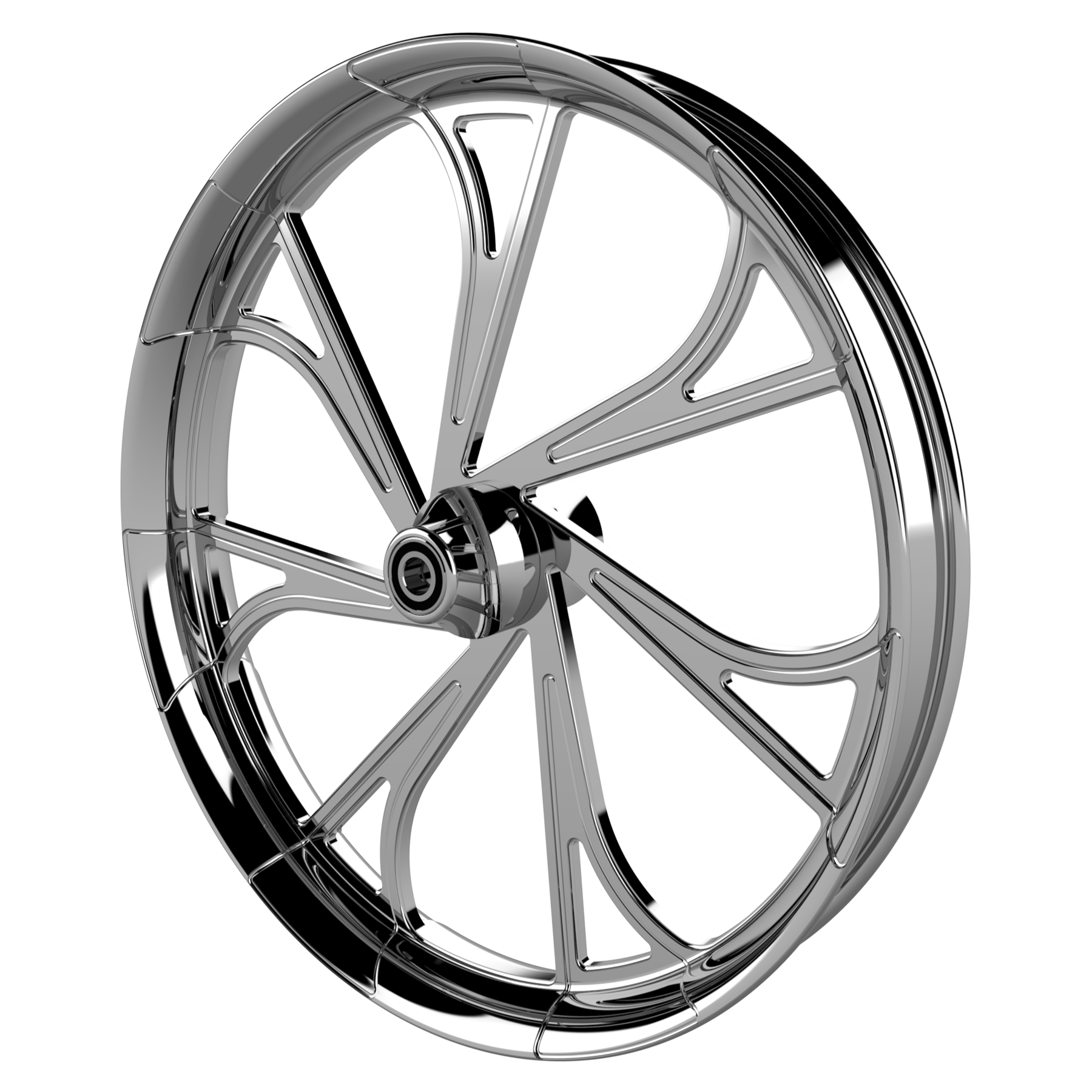 Blade Runner Bulldog Fat Tire Chrome Wheels - SMT Wheels