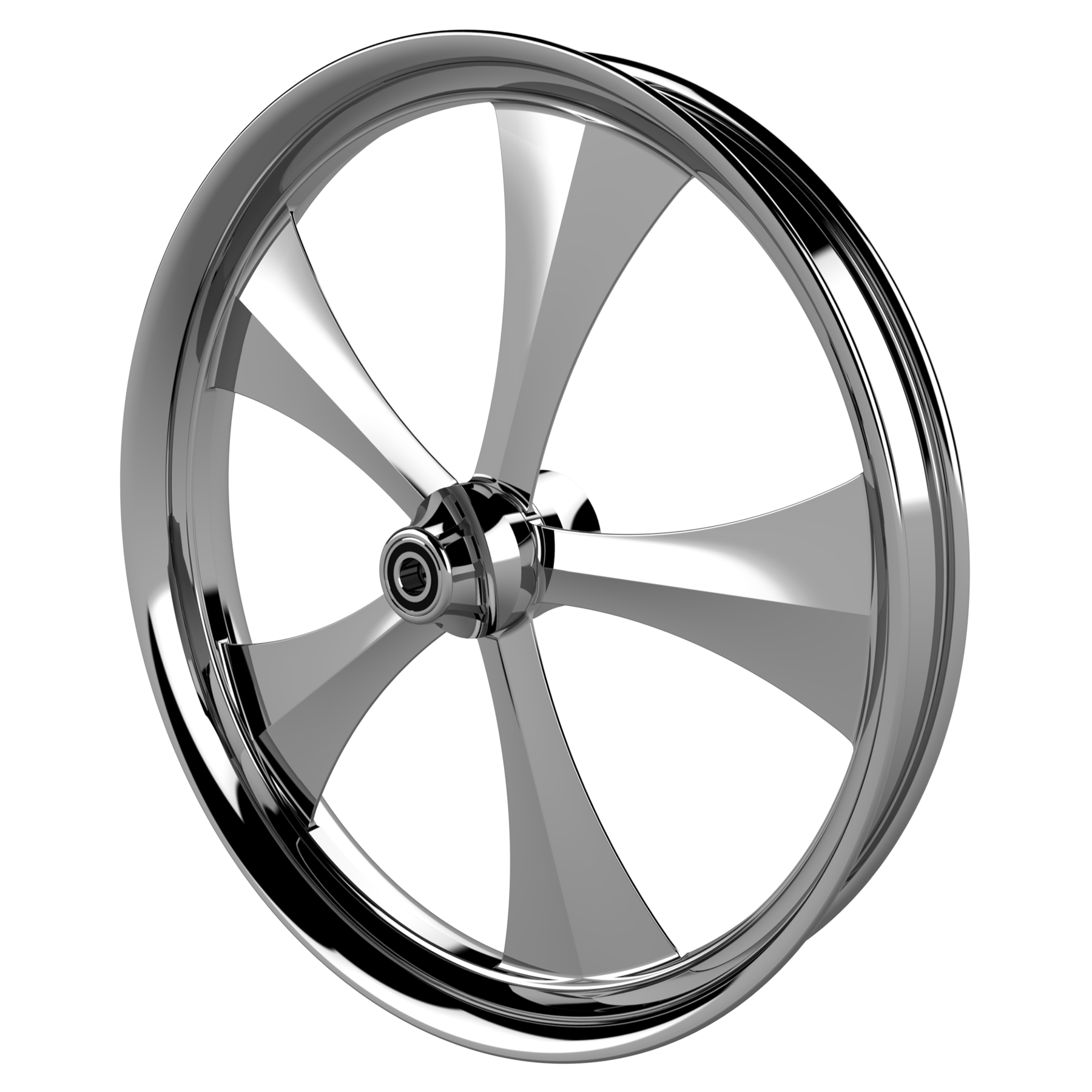 Edge Bulldog Fat Tire Chrome Wheels - SMT Wheels