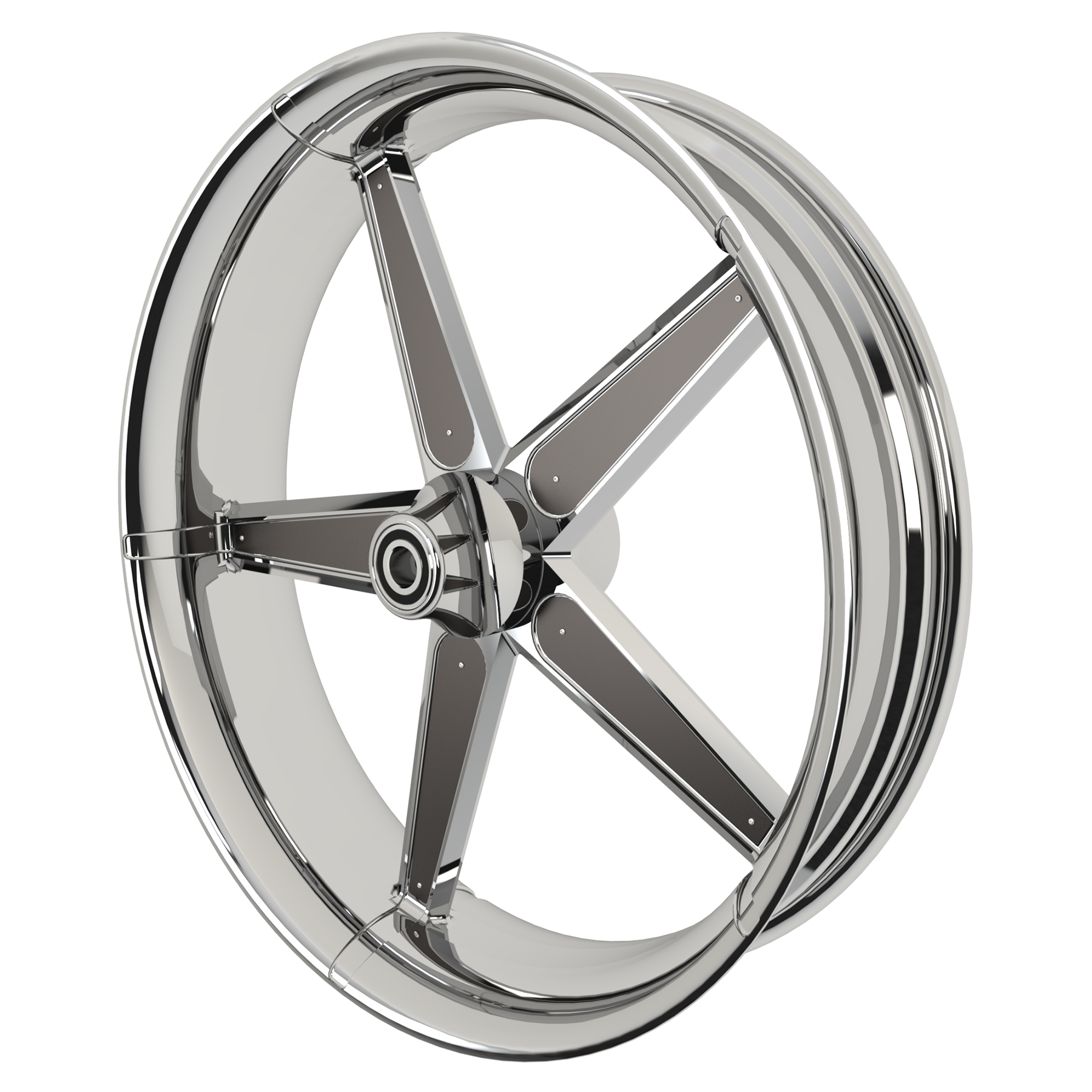 GT1 Bulldog Fat Tire Chrome Wheels - SMT Wheels