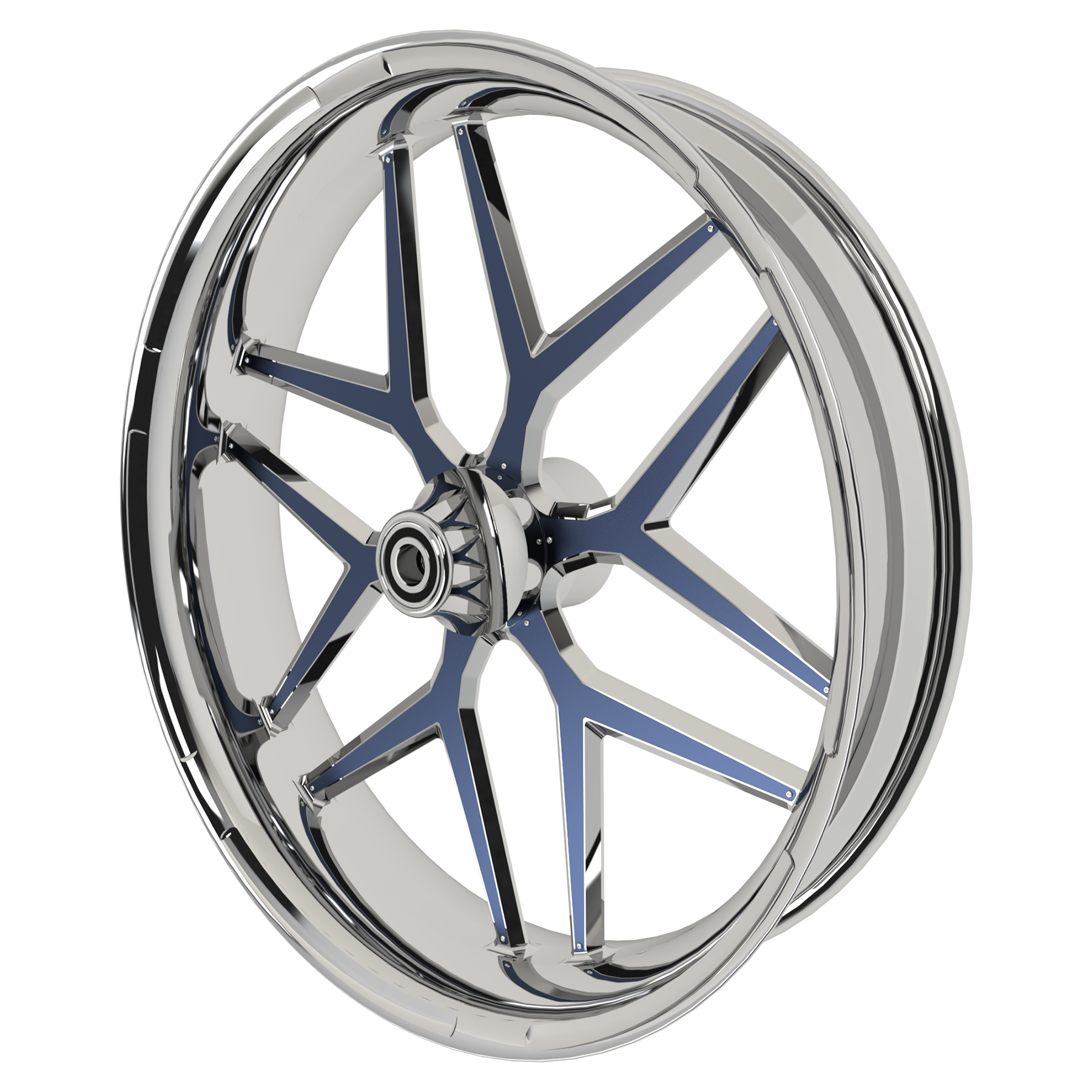GT3 Bulldog Fat Tire Chrome Wheels - SMT Wheels