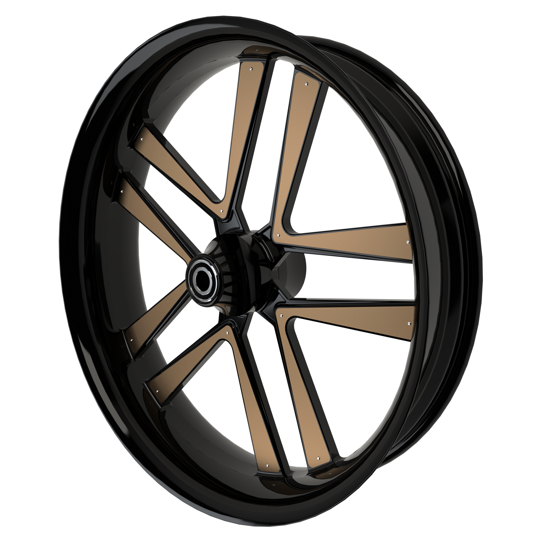 GT5 Bulldog Fat Tire Black Wheels - SMT Wheels