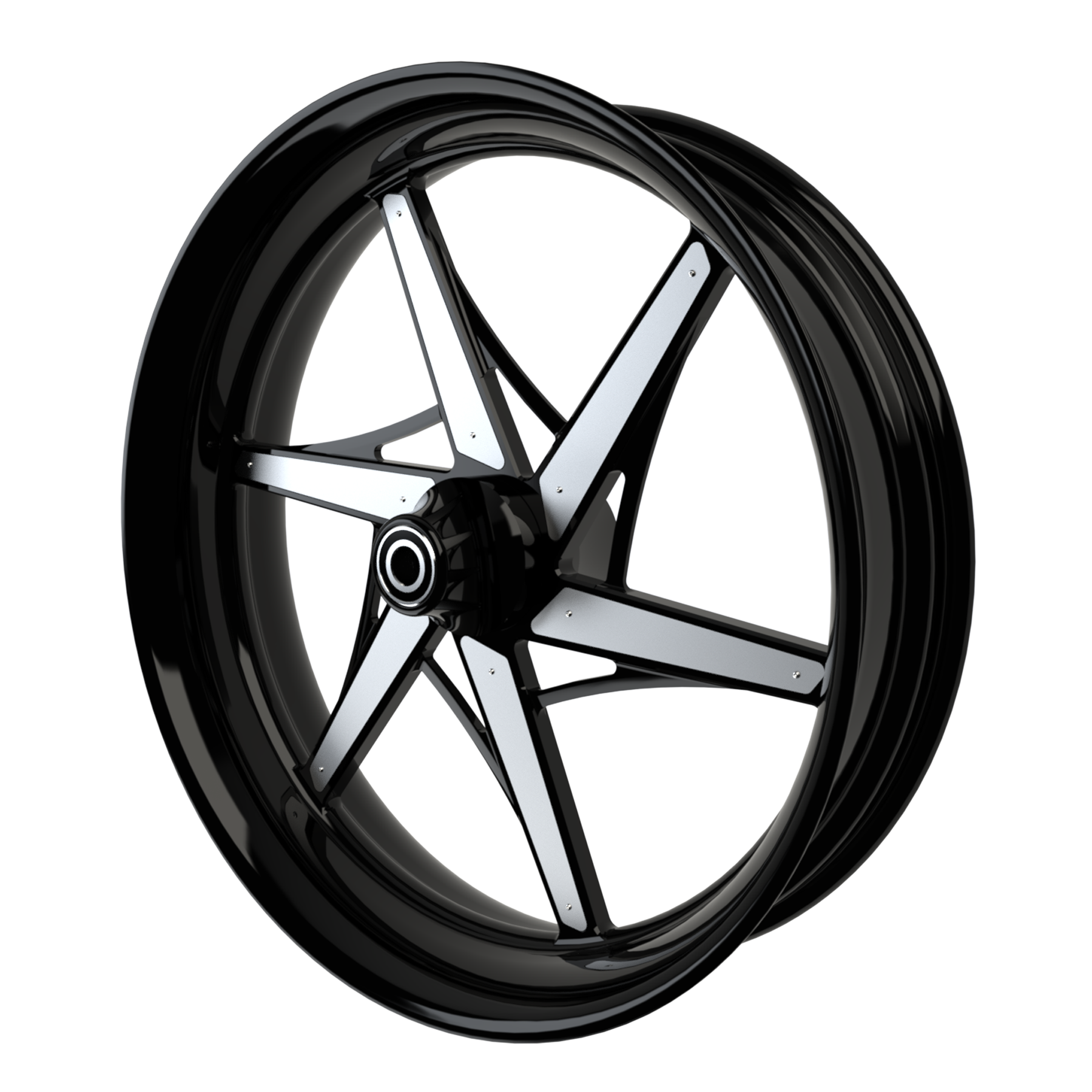 GT6Sixer Bulldog Fat Tire Black Wheels - SMT Wheels