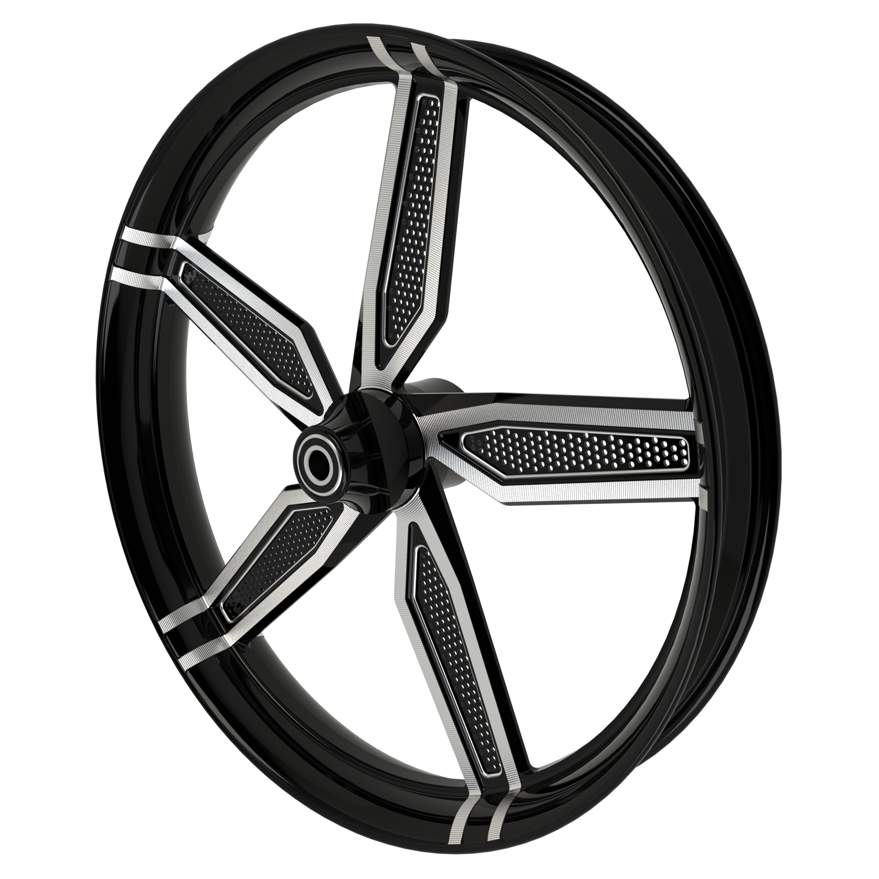 Octane Bulldog Fat Tire Black Double Cut Wheels - SMT Wheels