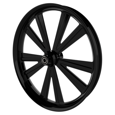 Hot Rod Harley Softail | Dyna | Sportster Black Wheels - SMT Wheels