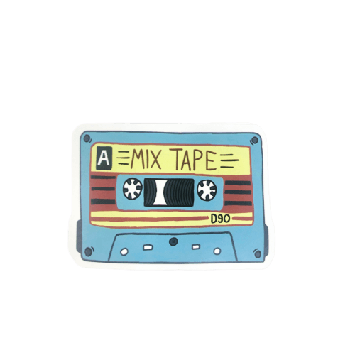 Blue Mixtape Sticker | COOLERSbyU