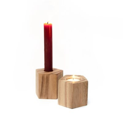 Candle stick wooden short Bangladesh - The Salvation Army Trade Central
