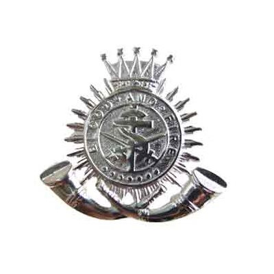 CAP CREST LG. BANDMASTER - SILVER 2"X 2 1/8" - Trade Central