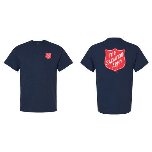 T-Shirt With Shield Front & Back - The Salvation Army Trade Central