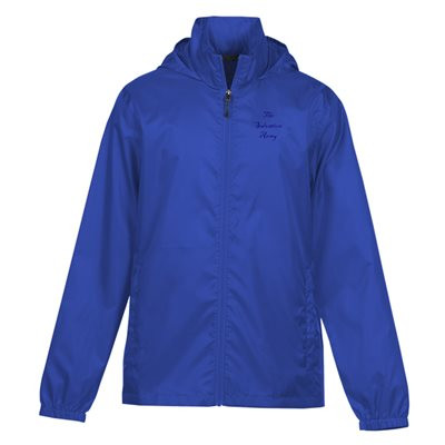Ladies Royal Blue Rain Jacket with The Salvation Army - Trade Central