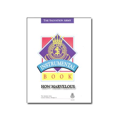 HOW MARVELOUS HC#105 DOWNLOAD - The Salvation Army Trade Central