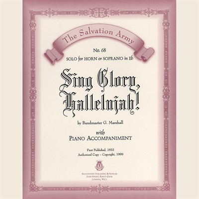 SING GLORY, HALLELUJAH - Classic Series Eb download - The Salvation ...