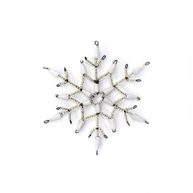 Recycled paper bead snowflake Kenya - The Salvation Army Trade Central