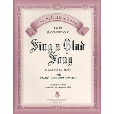 SING A GLAD SONG - Classic Series Bb Cornet download - The Salvation ...