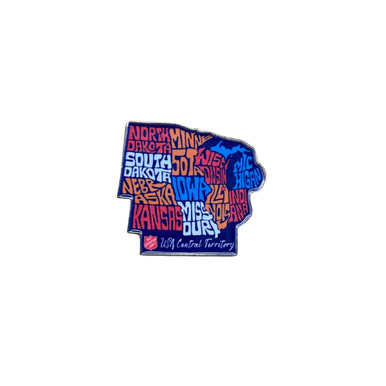 TSA Central Map Pin - The Salvation Army Trade Central