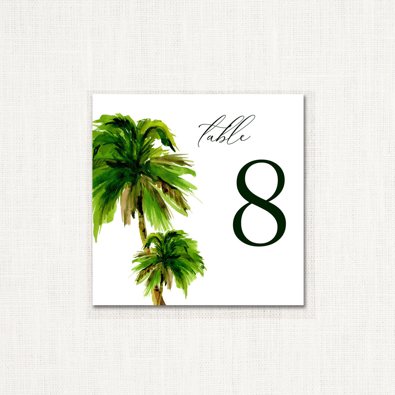 Francis Table Numbers, wedding table number | Leslie Store