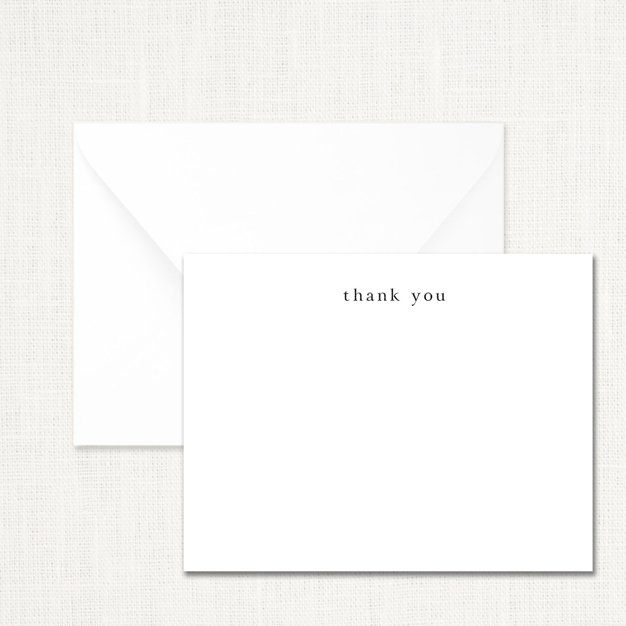 Formal Thank You Note Set | Thermography Thank You Notes