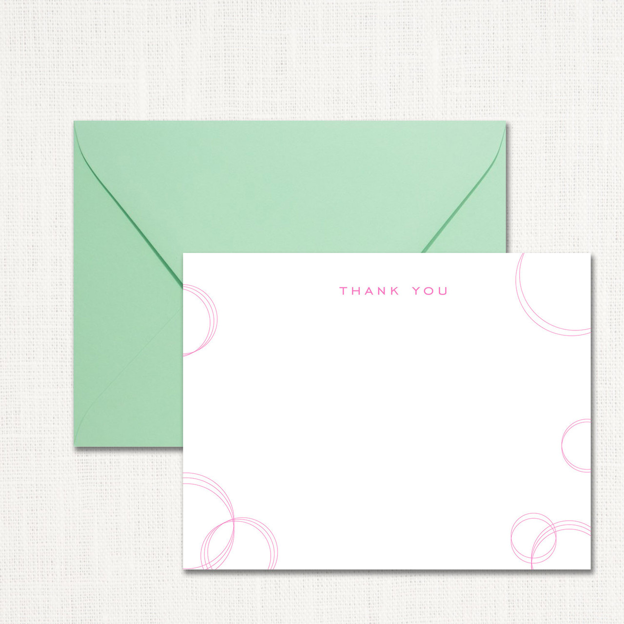 Fun Thank You Note Set Express Gratitude w/ a Playful Touch