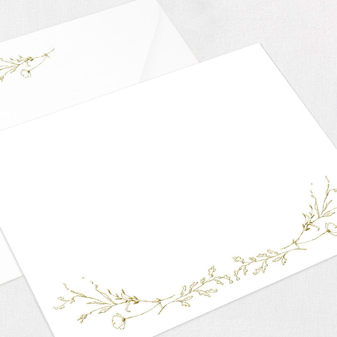 Secret Garden Note Set | modern floral border
