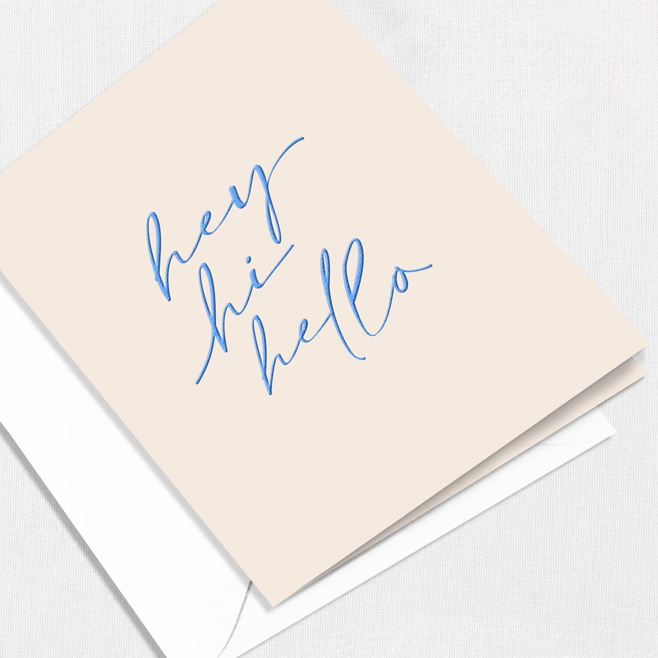 Hey, Hi, Hello Greeting Card