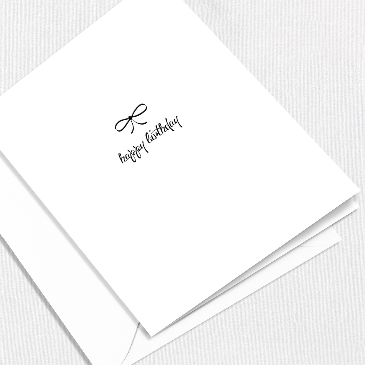 Script Happy Birthday Greeting Card - Birthday Celebration