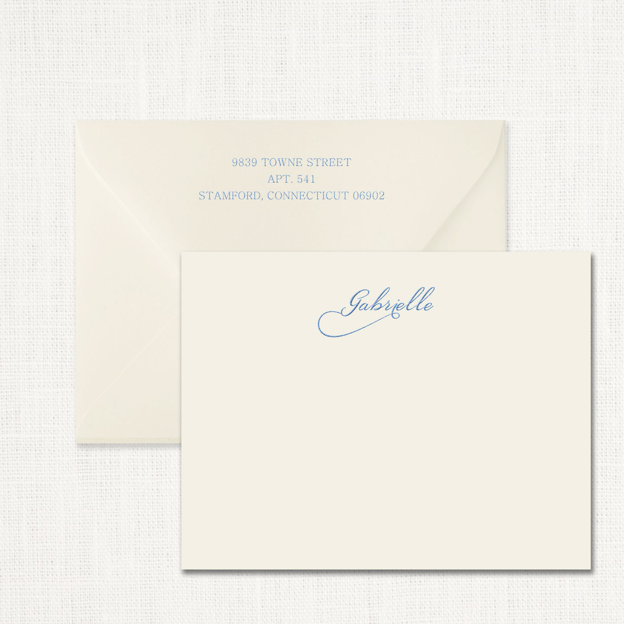 Gabrielle Personalized Stationery: Unique Custom Designs