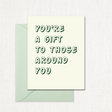 A Gift Greeting Card | Custom Printed Greeting Card