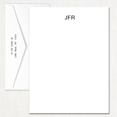 JFR Personalized Letter Sheet, Custom Sets | Leslie Store