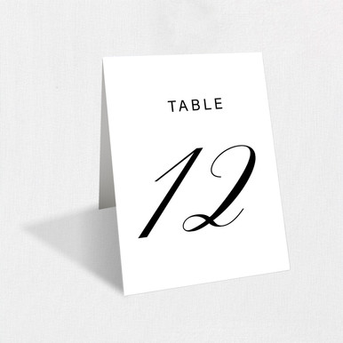 Hayden Table Numbers wedding table number | Leslie Store