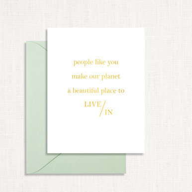 Get Your People Like You Greeting Card Today!