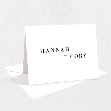 Hannah Thank You Cards Personalized Thank you |Leslie Store