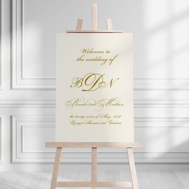 Order Brooke Welcome Sign | Foam Board Welcome Sign