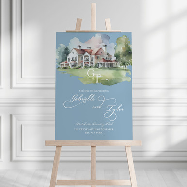 Shop the Gabrielle Welcome Sign - Wedding Welcome Sign