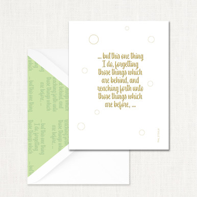 But This One Thing I Do Greeting Card |Meaningful Cards