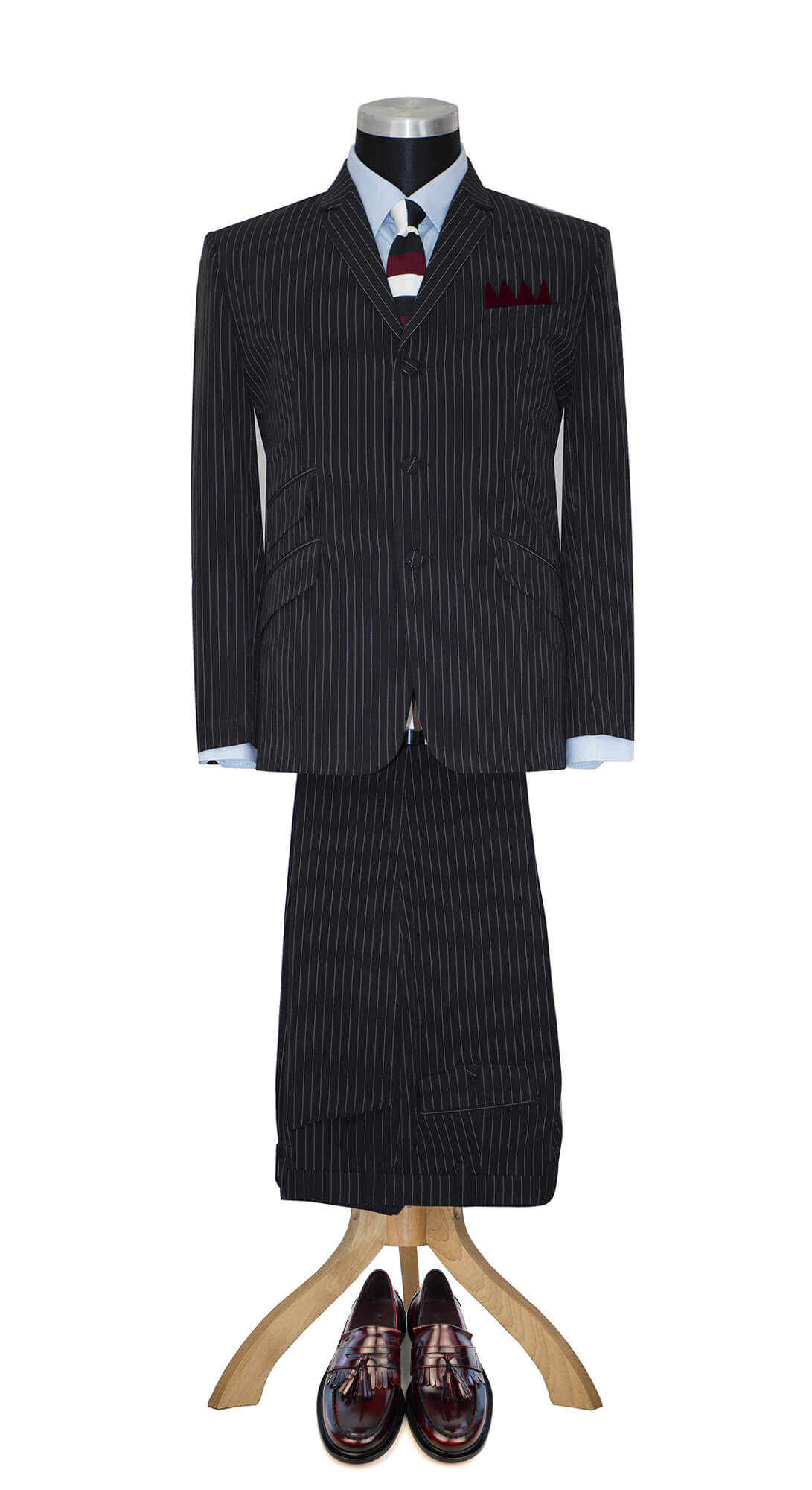 pinstripe suits I 1960s vintage men's pinstripe mod suits for wedding