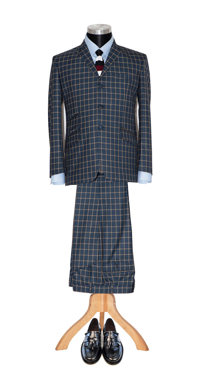 Mod suits | 60s retro vintage mod style 3 button mod suits for men