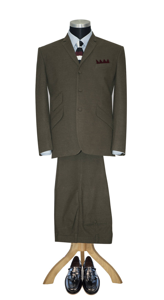 Mod suits | 60s retro vintage mod style 3 button mod suits for men