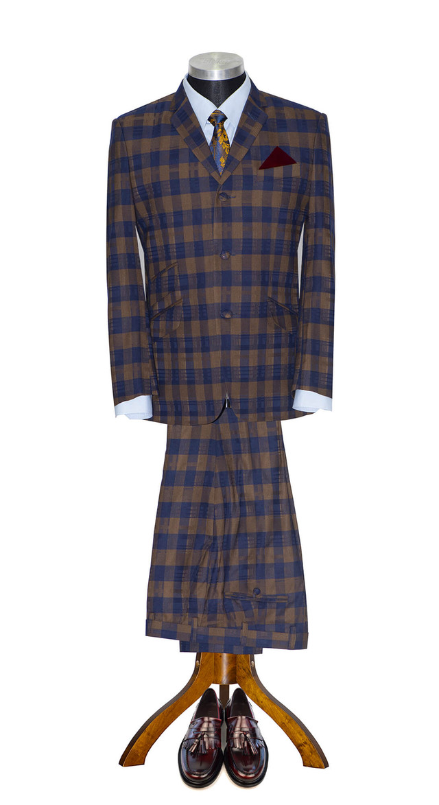 Mod suits | 60s retro vintage mod style 3 button mod suits for men