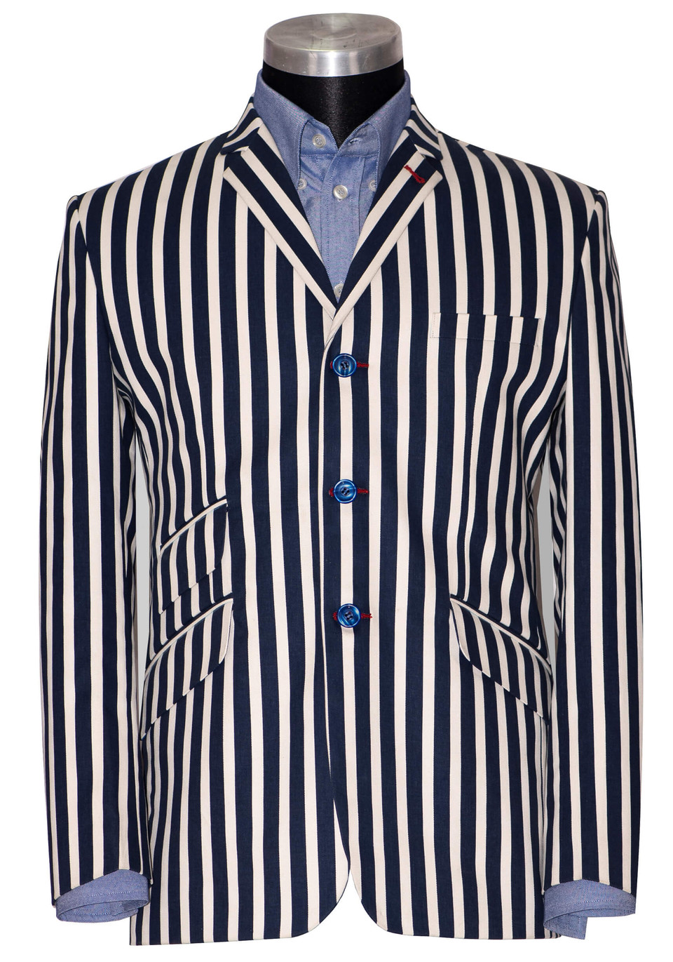 boating blazers | Vintage 60's fashion striped boating blazer
