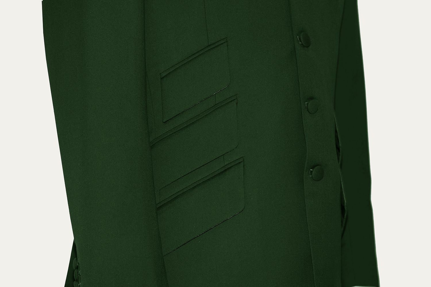 Paul Weller 4 button green mod suit