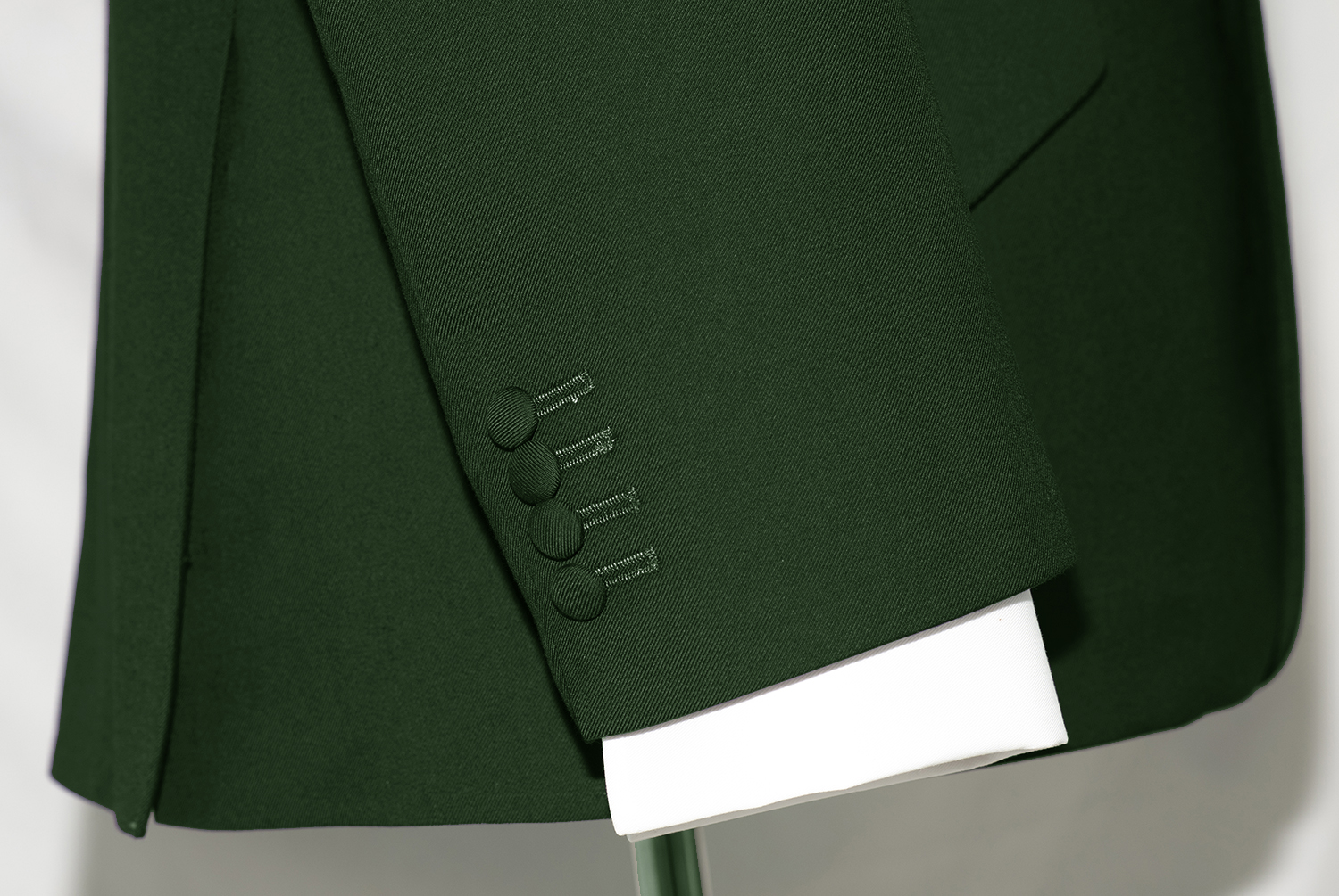 Paul Weller 4 button green mod suit