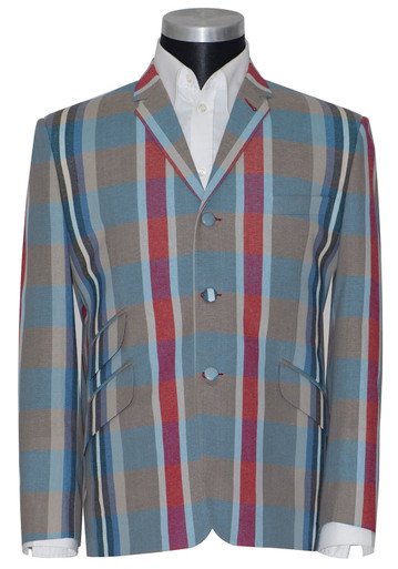 John Gosling 60's fashion madras jacket