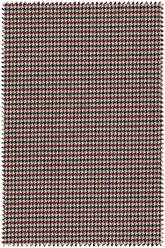 Classic pink and black small houndstooth 2 piece suit