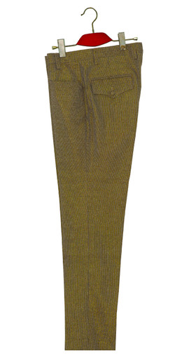 Gold Linen 4 Button 2 Tone Mod Trouser | Mod Clothing | ModFashionGS