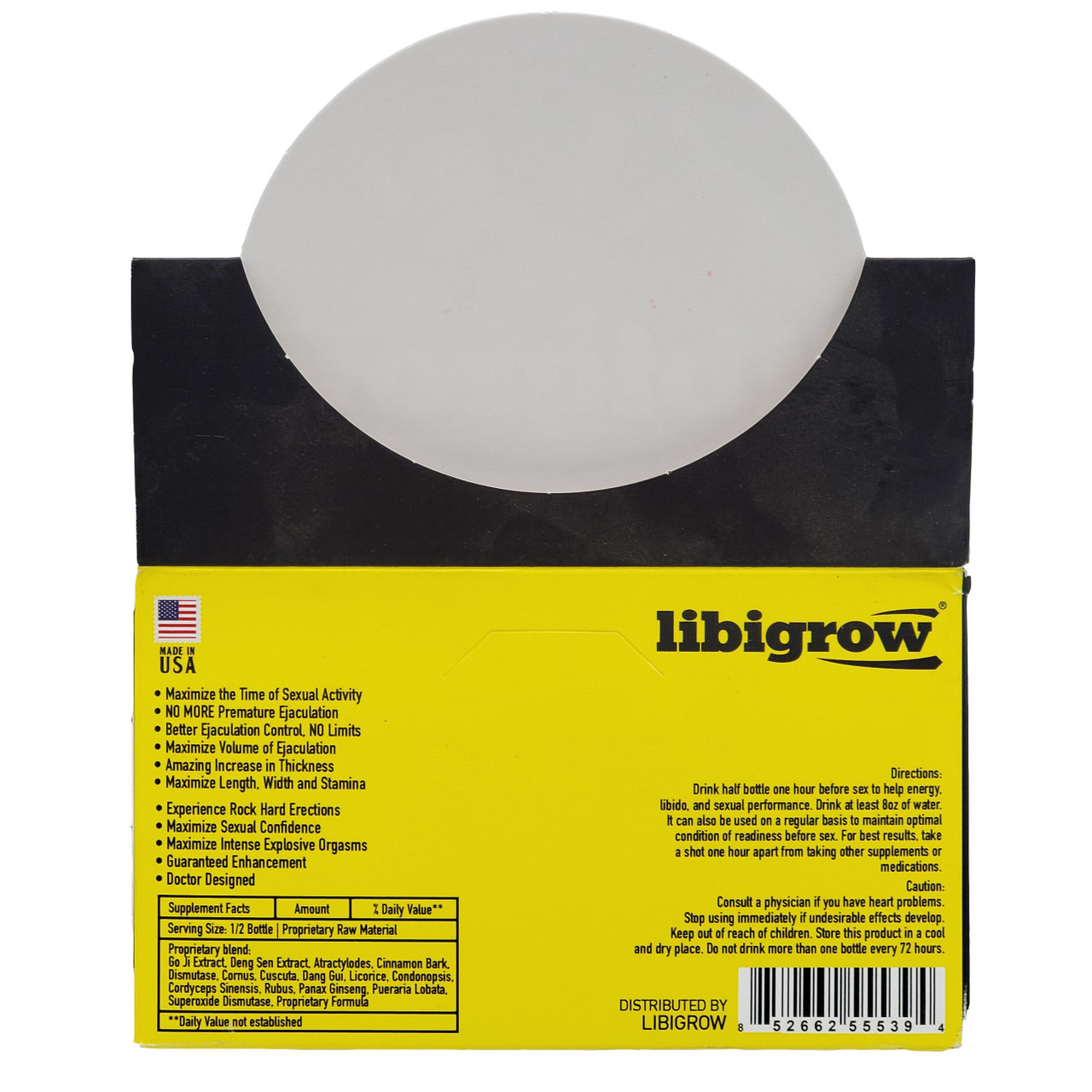 Libigrow Platinum 100K Male Sexual Performance Enhancement Drink. 12ct