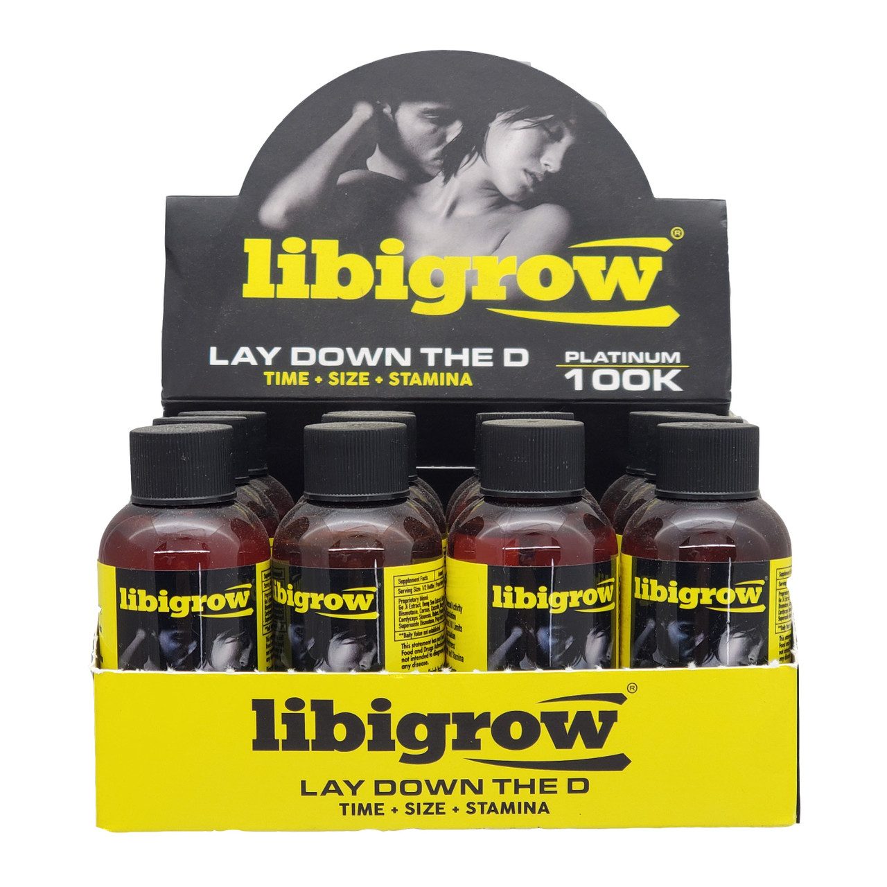 Libigrow Platinum 100K Male Sexual Performance Enhancement Drink. 12ct