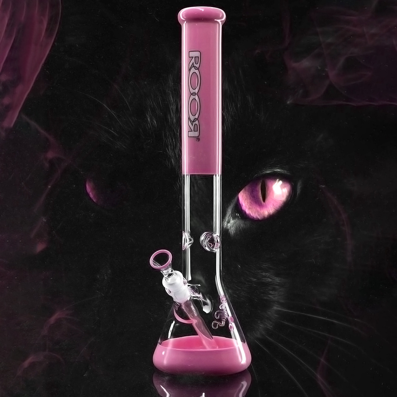 ROOR Tech 16" Double 4 Arm Tree Bubble 4TBU | Wholesale Bongs